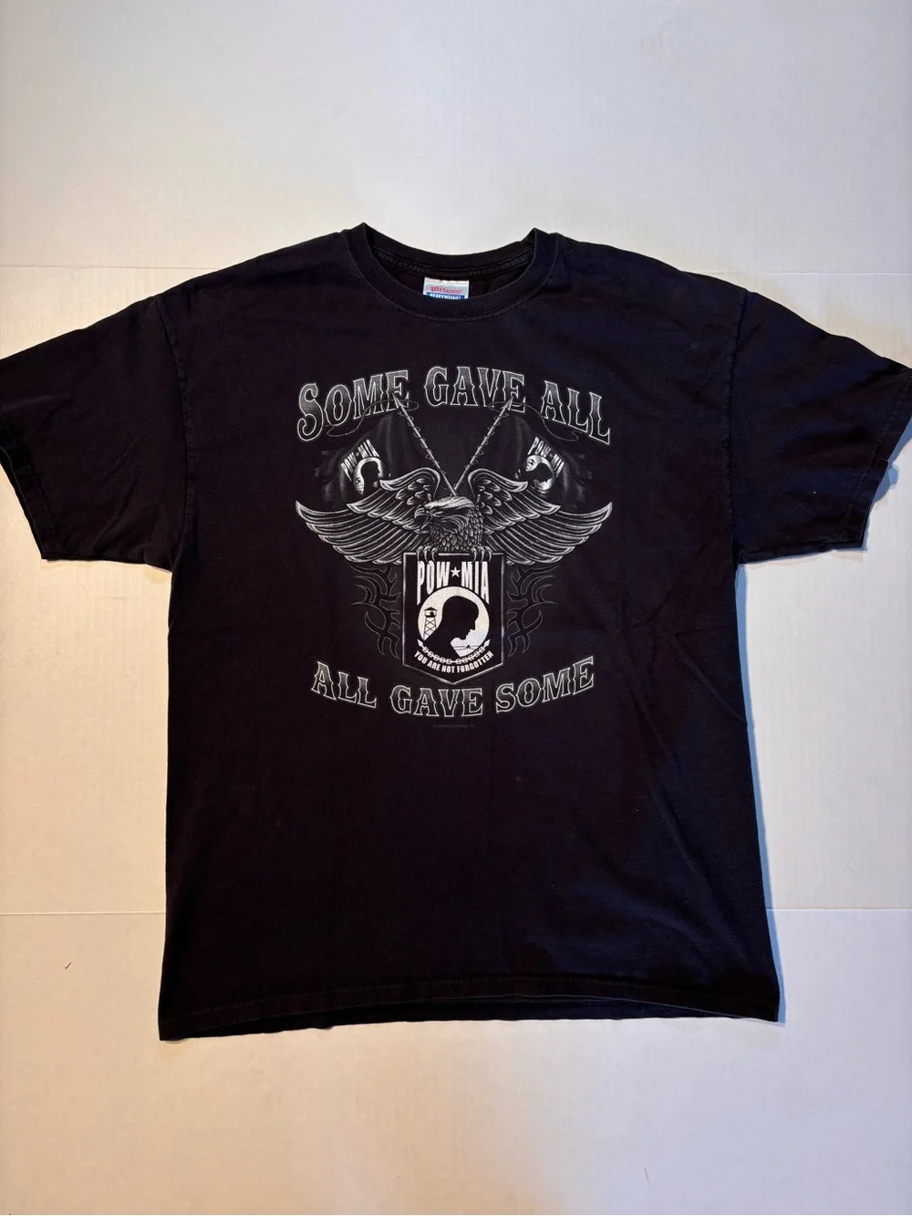 Hanes Heavyweight | Shirts | Vtg Pow Mia All Gave Some Some Gave All ...